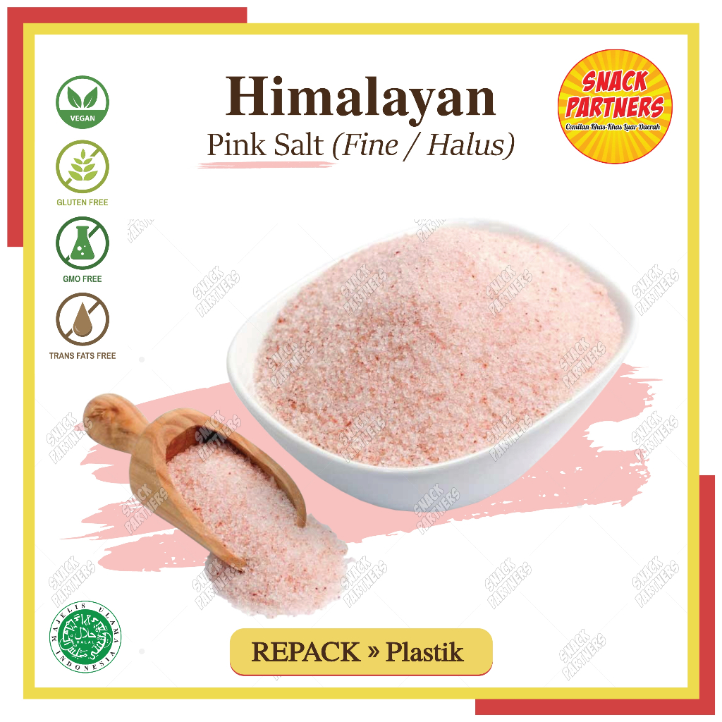 Jual HIMALAYAN PINK SALT 1 KG - Fine Texture - Garam Halus Organik ...