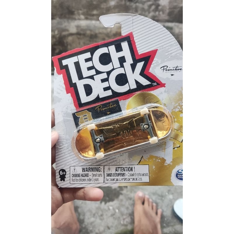 Jual Tech Deck Golden Primitive Skateboard Ultra Rare | Shopee Indonesia