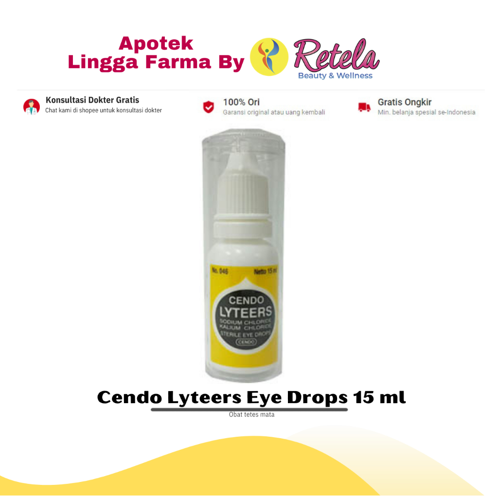 Jual CENDO LYTEERS EYE DROPS 15ML | Shopee Indonesia