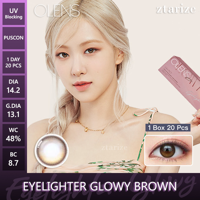 Jual ztarize - Ready Stock - OLENS 🇰🇷 Eyelighter Glowy Brown 1 Day ...