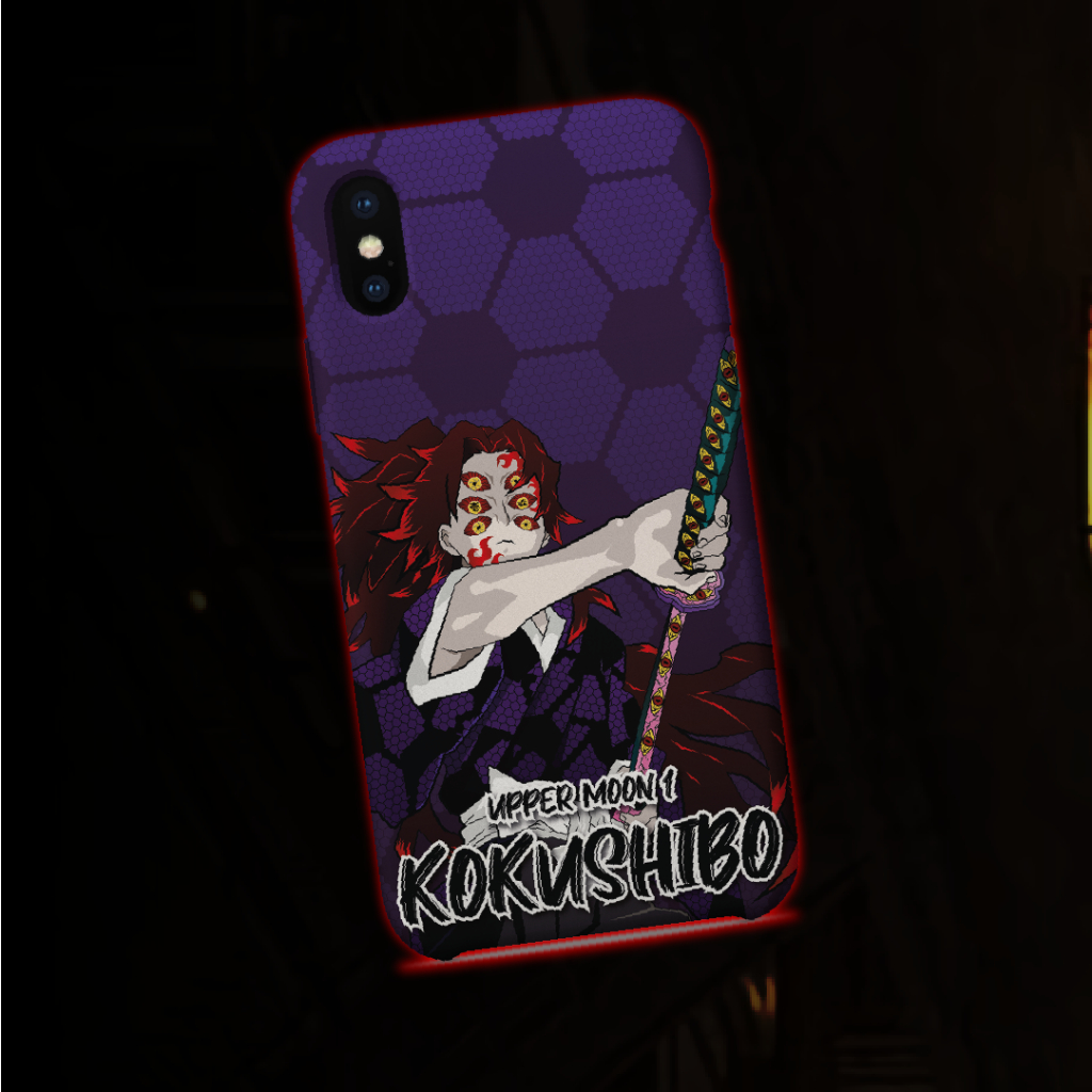Jual Case Anime Kimetsu no Yaiba Upper Moon Series Kokushibo Akaza ...