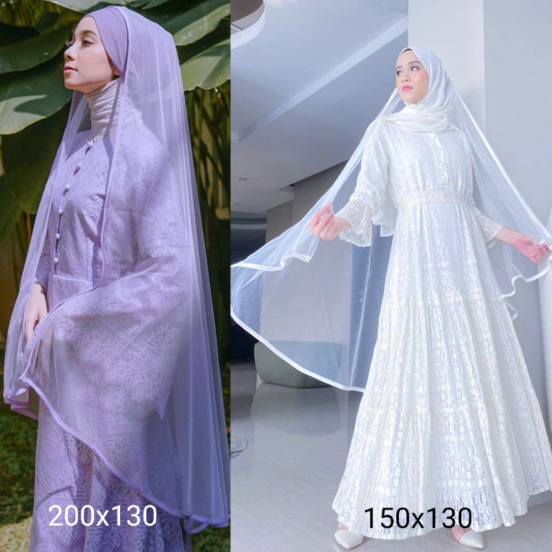 Jual Veil Pengantin Simple + Sirkam | Wedding Veil Bridal Elegan | Veil ...