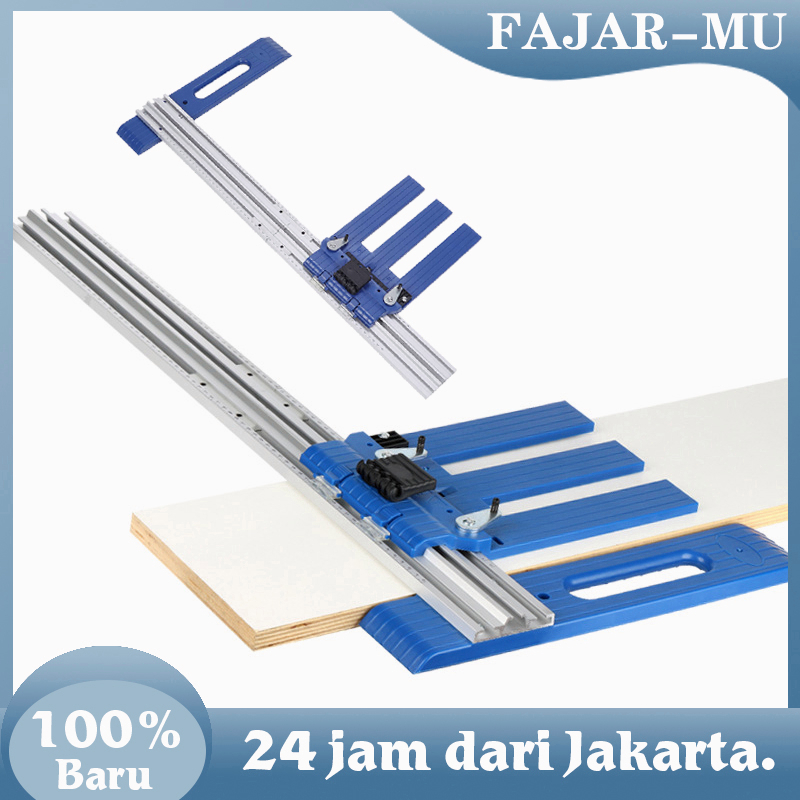 Jual Geser Rel Pemotongan Tetap Kreg Rip Cut Sircular Saw Edge Guide ...