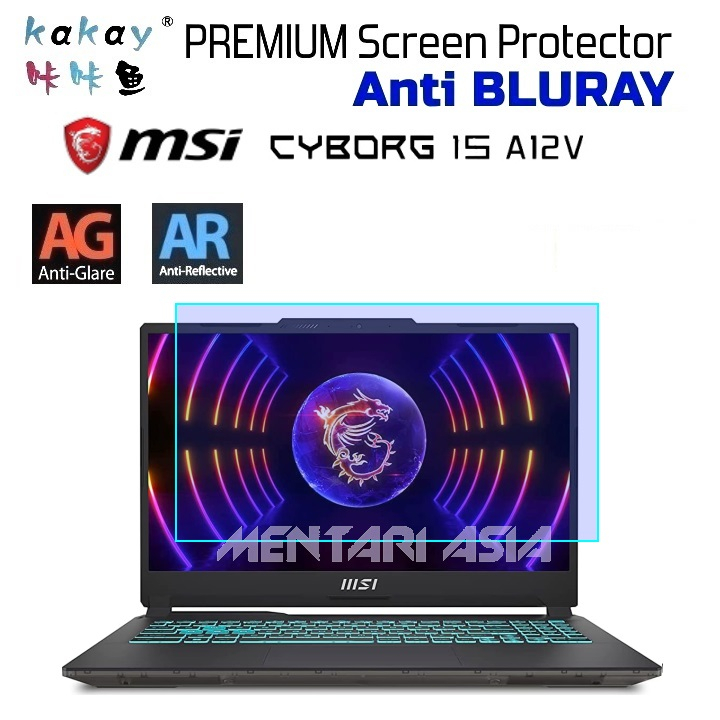 Jual Screen Protector MSI CYBORG 15 A12V - KAKAY Premium ANTI BLURAY ...
