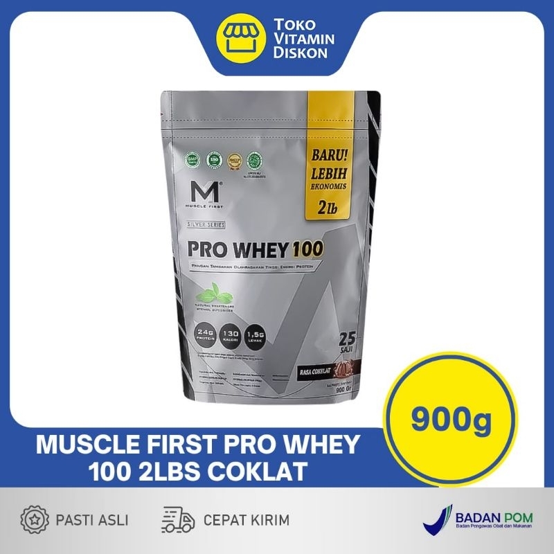 Jual MUSCLE FIRST PRO WHEY 100 2LBS WHEY PROTEIN 900GR | Shopee Indonesia