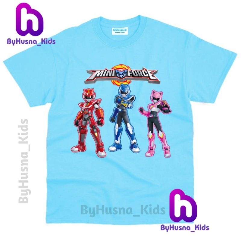 Jual MINIFORCE BAJU ANAK KAOS ANAK KARAKTER MINIFORCE MINI FORCE ATASAN ...
