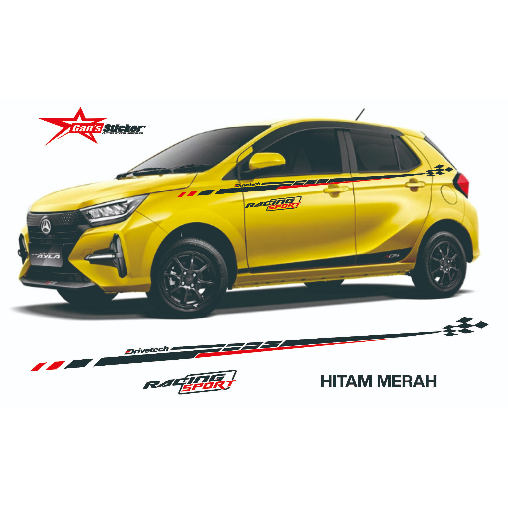Jual sticker daihatsu ayla 2023 aksesoris ayla 2023 sticker mobil ayla ...