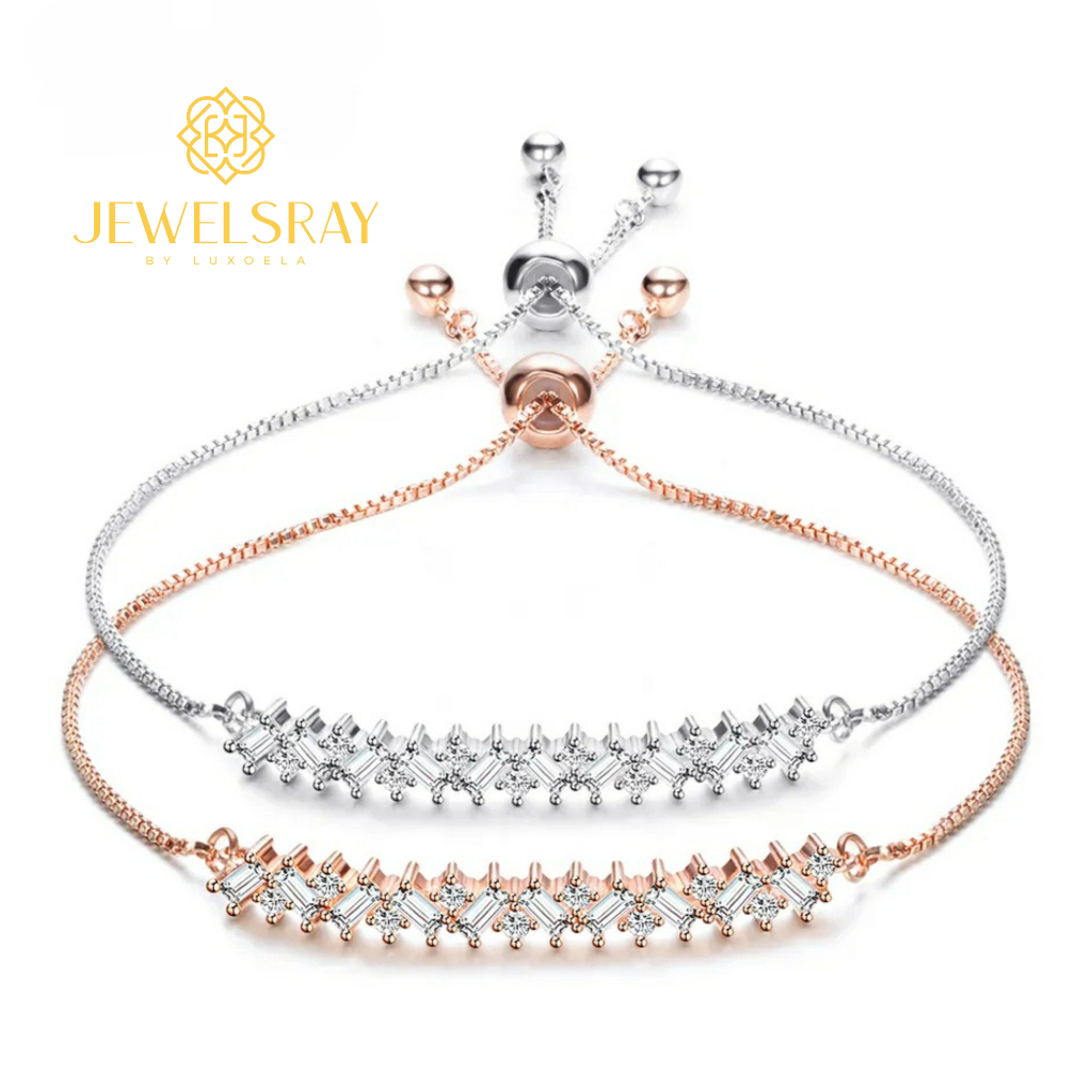 Jual Gelang Audilee Diamond Look Bracelet Perhiasan Elegant Fancy ...