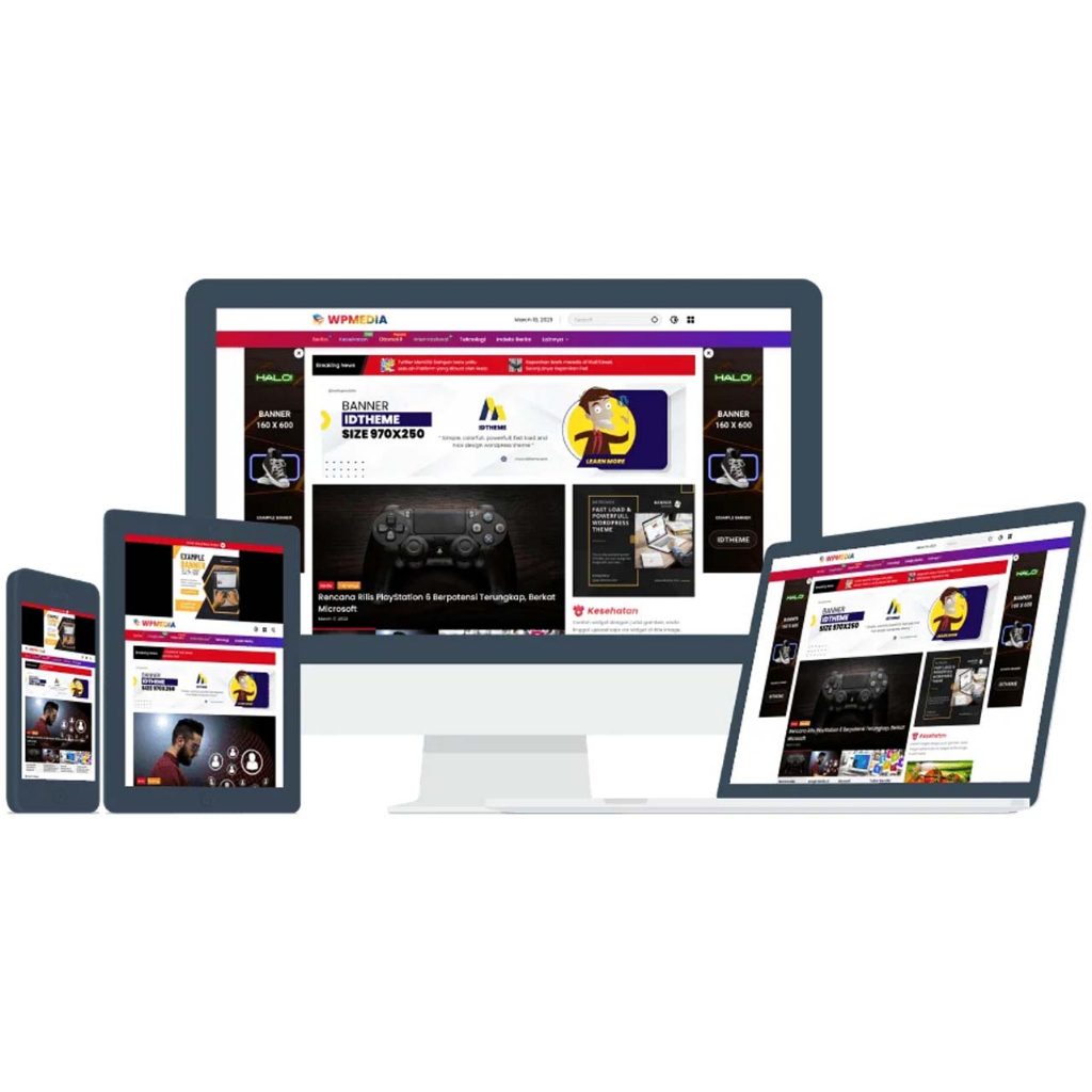 Jual Wpmedia Theme Wordpress, Theme Khusus untuk Blog dan Berita - Original Lisensi Lifetime by ...
