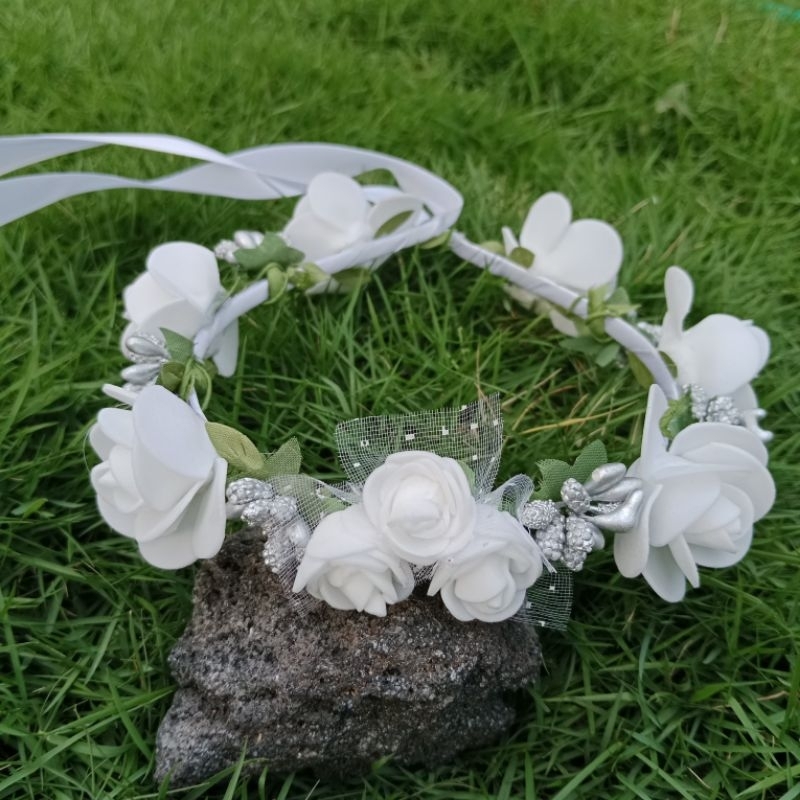Jual TERMURAH! FLOWER CROWN/BANDO MAWAR SALJU | Shopee Indonesia