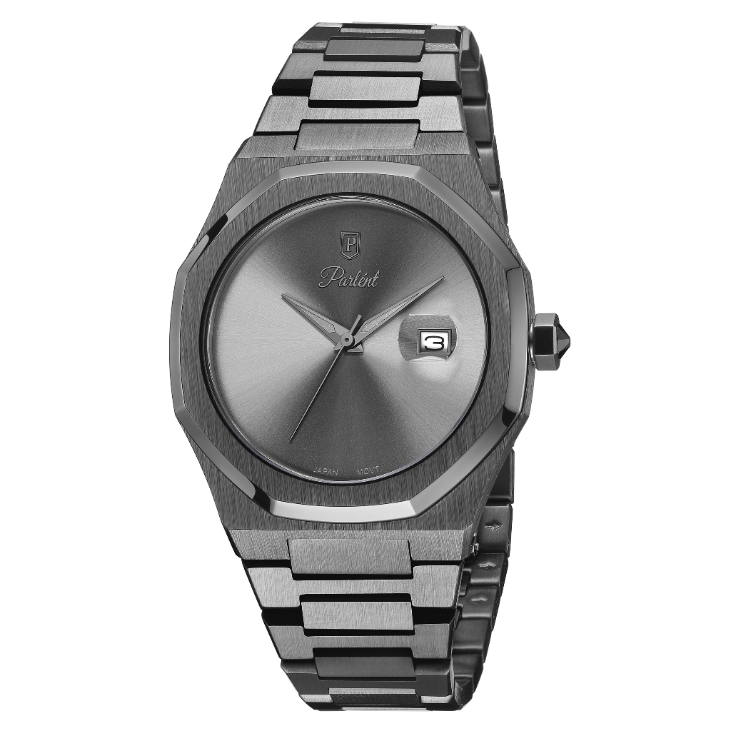 Jual Jam Tangan Pria Parlent Palladium Arctic Gunmetal | Shopee Indonesia