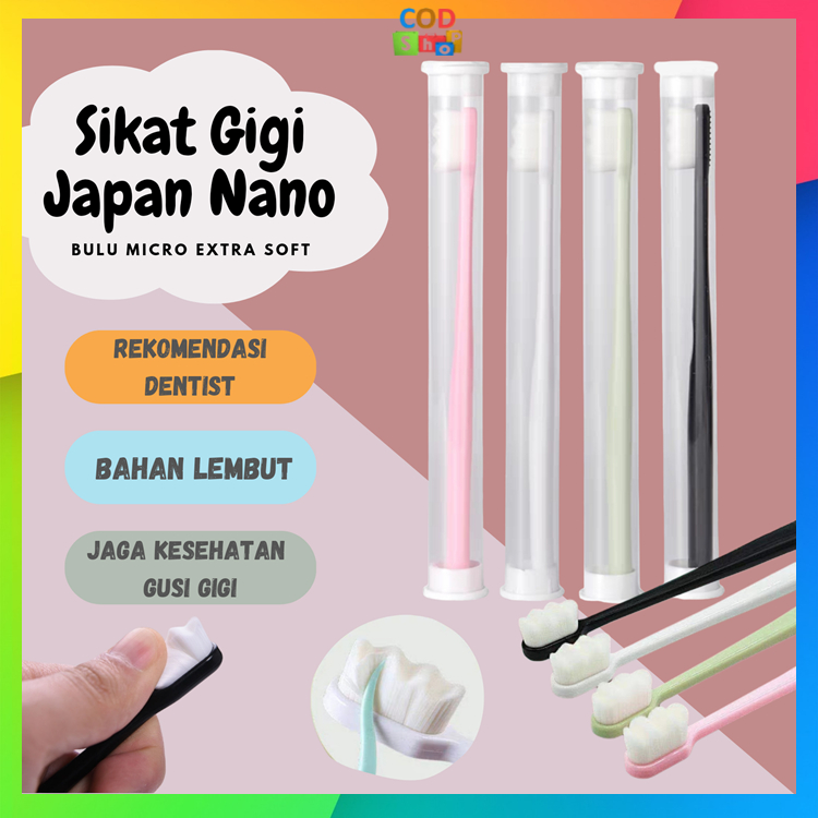 Jual COD - H5715 Sikat Gigi Japan Nano Tech Bulu Micro Extra Soft ...
