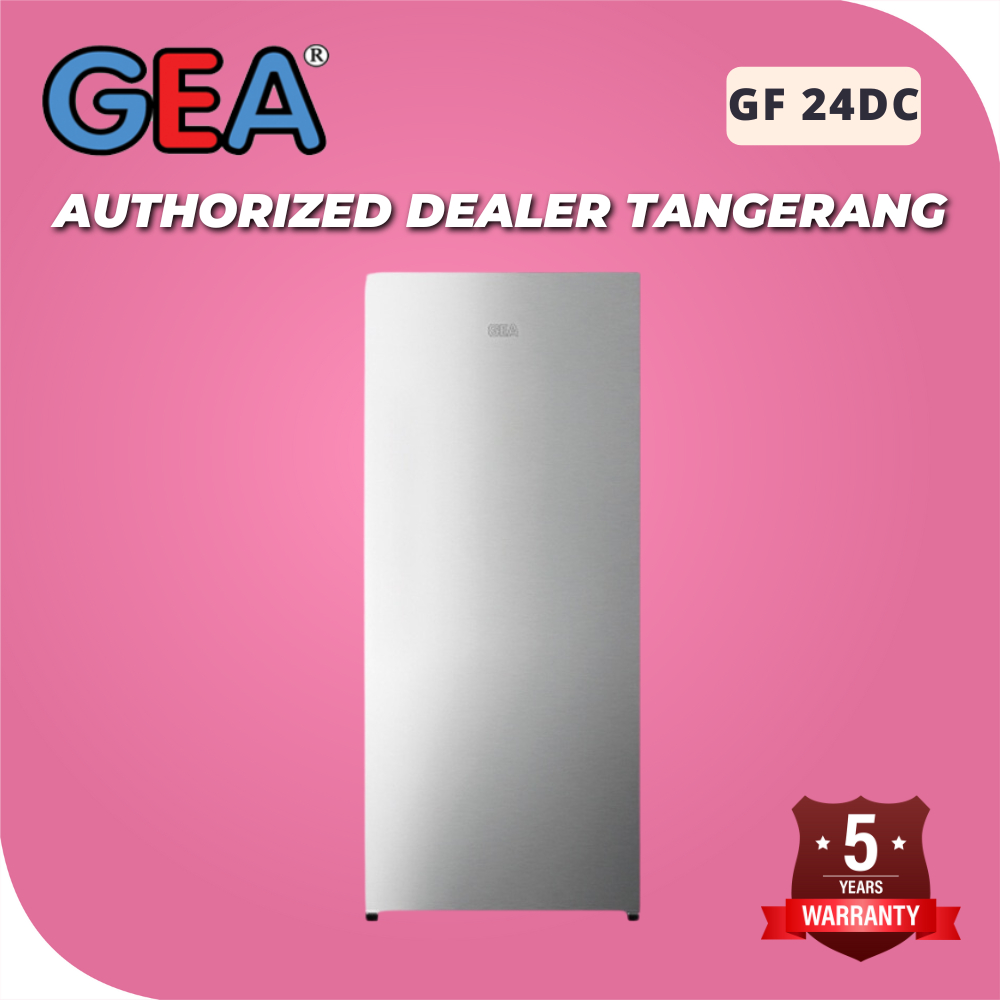Jual KULKAS GEA GF-24DC UPRIGHT FREEZER 1 PINTU ORIGINAL GARANSI ...