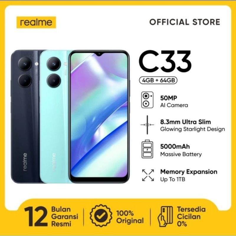 Jual Realme C Series Terlengkap. C75 C65 C63 C35 C31 C33 C30s. 8/256 6/128 4/128 4/64 3/32 2/32 ...