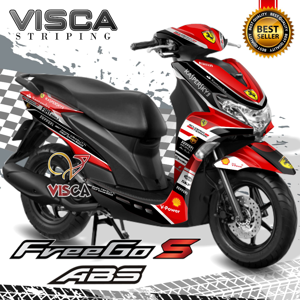 Jual Decal FREEGO - Stiker FREEGO - Dekal FREEGO Full Body - Striping ...
