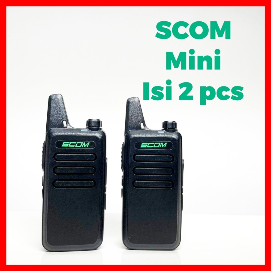 Jual ht walkie talkie scom mini uhf sepasang isi 2 unit KDC1 | Shopee ...