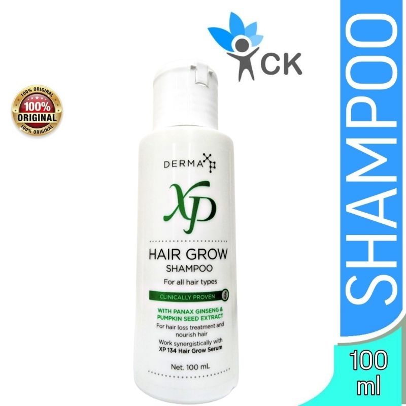 Jual DERMA XP HAIR GROW HAIRGROW SHAMPOO 100 ML shampoo pencegah rambut ...