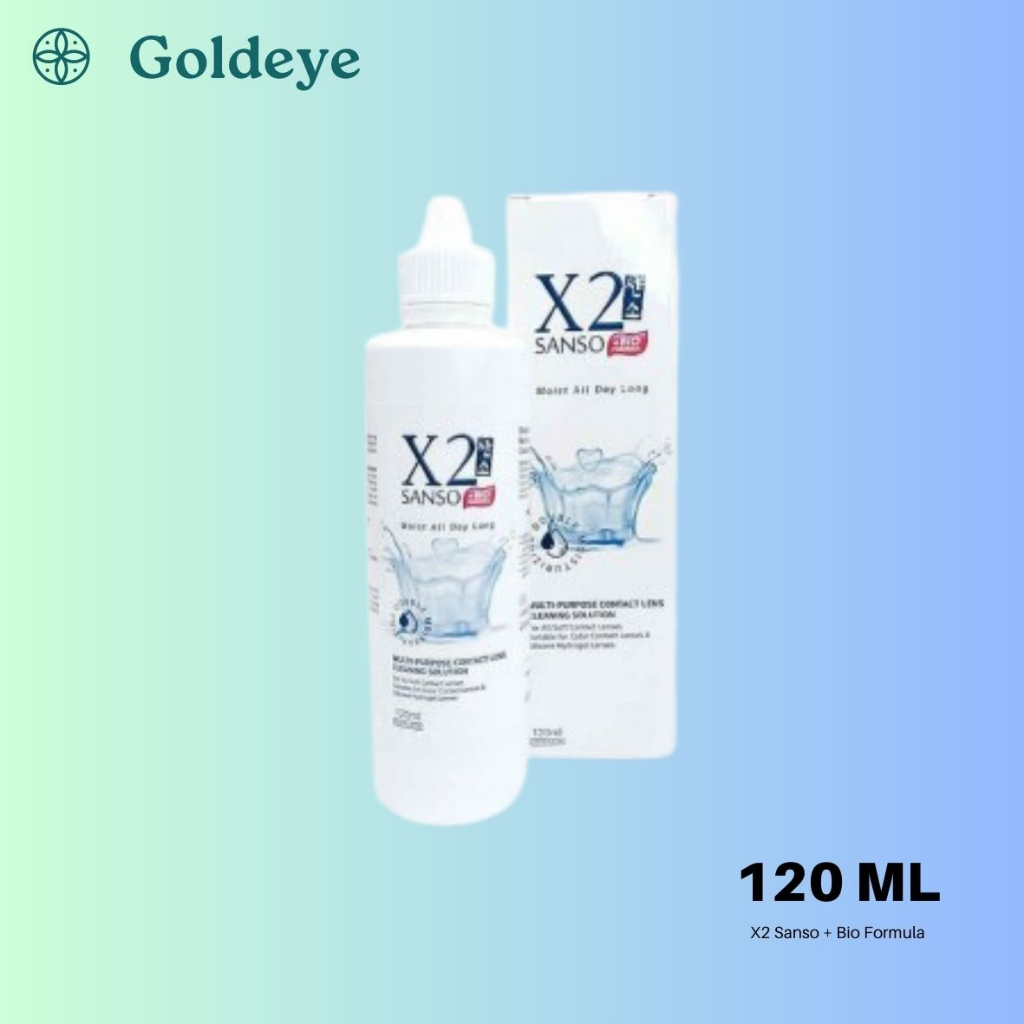 Jual X2 Sanso + Bio Formula - Cairan Soflens 120ml | Shopee Indonesia