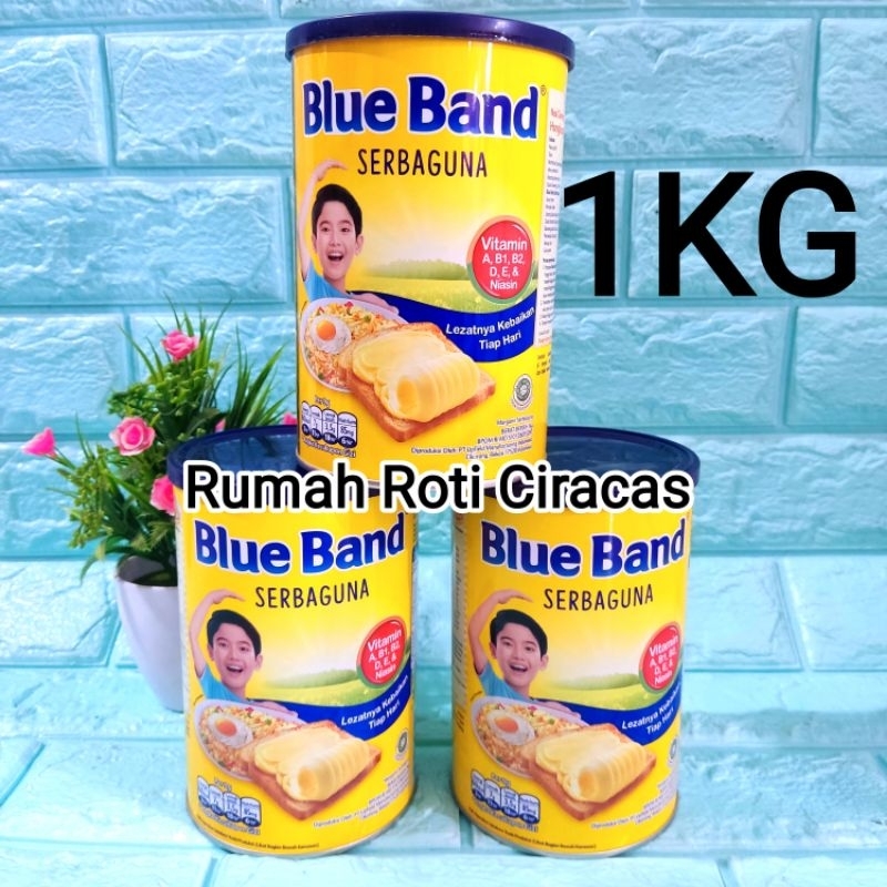 Jual BLUEBAND 1KG KALENG MASTER ORIGINAL MARGARINE 1KG KEMASAN ...