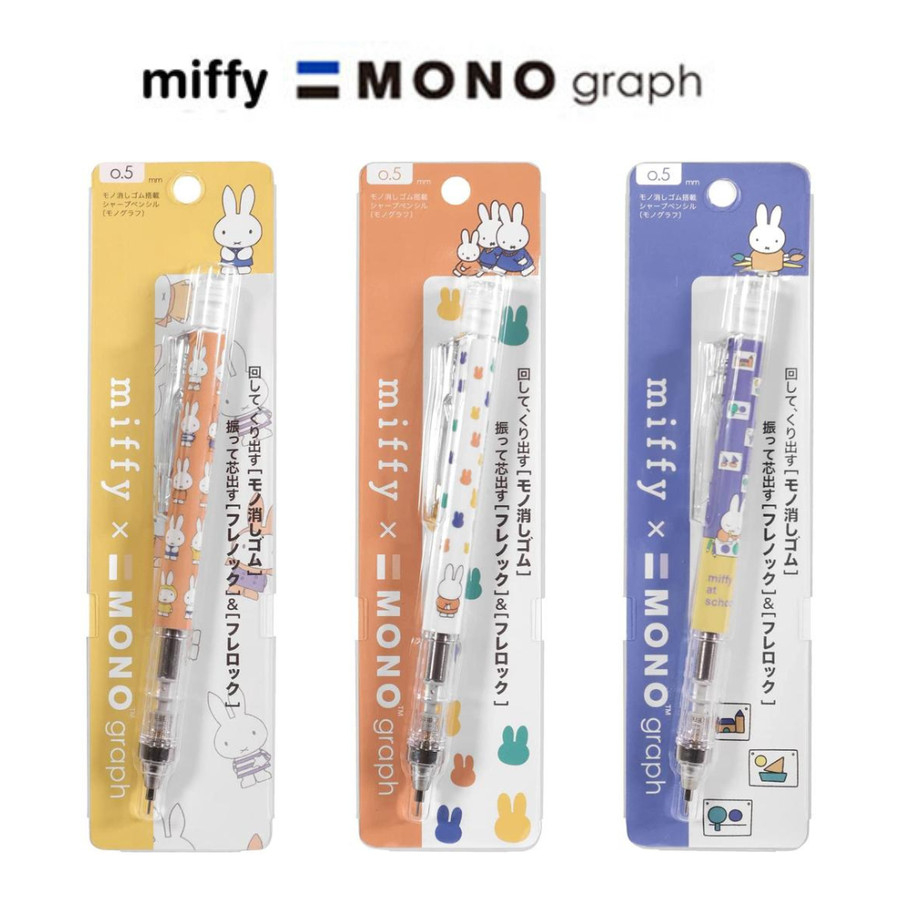 Jual Tombow Mono Graph Miffy Mechanical Pencil 0.5mm Pensil Limited ...