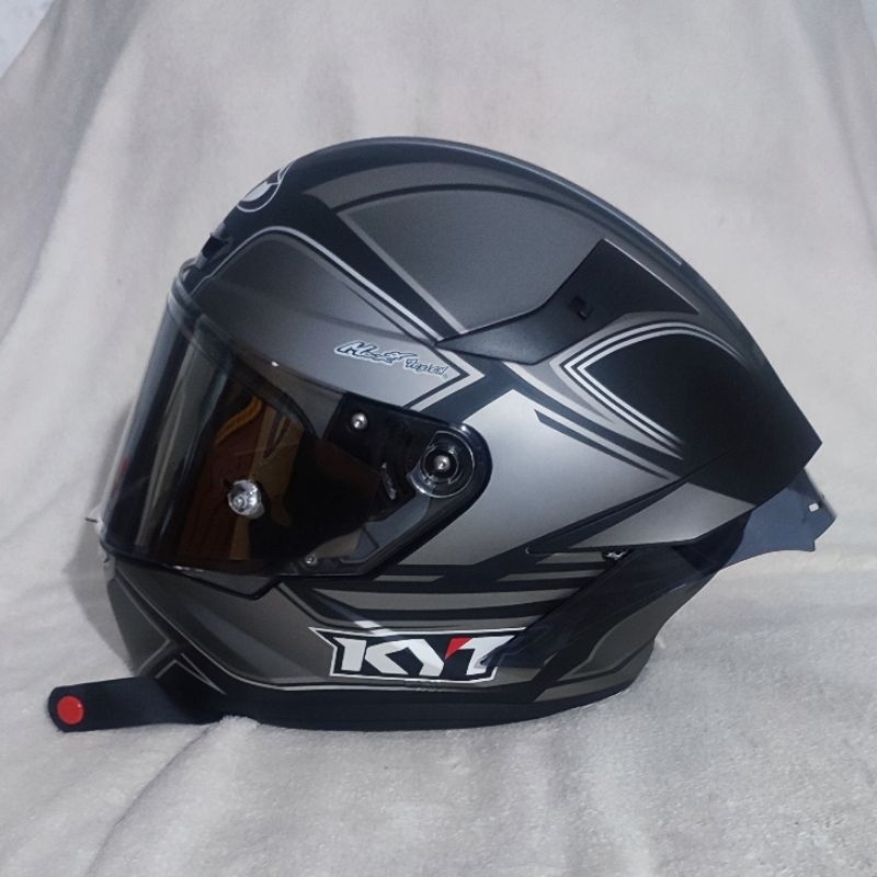Jual Helm fullface KYT TT-COURSE Tourist Grey XL (like NEW) | Shopee ...