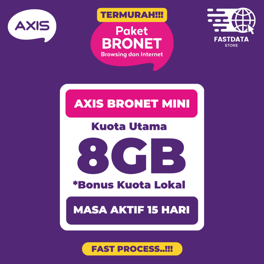 Jual PROMO!!! PAKET DATA AXIS BRONET HARGA KHUSUS SUPER MURAH | Shopee Indonesia