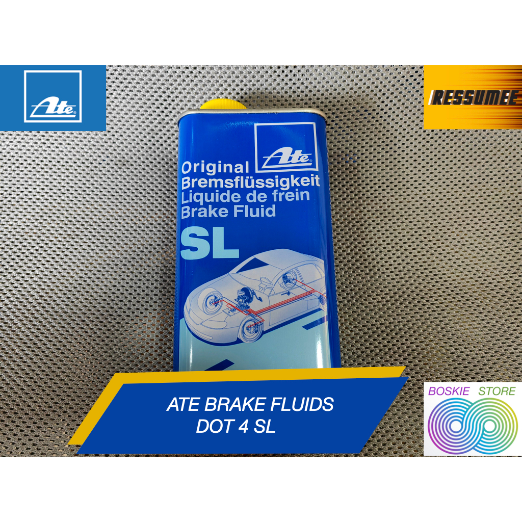 Jual Minyak Rem ATE Dot 4 SL 1 Liter ATE Brake Fluid Dot 4 SL 1 Liter ...