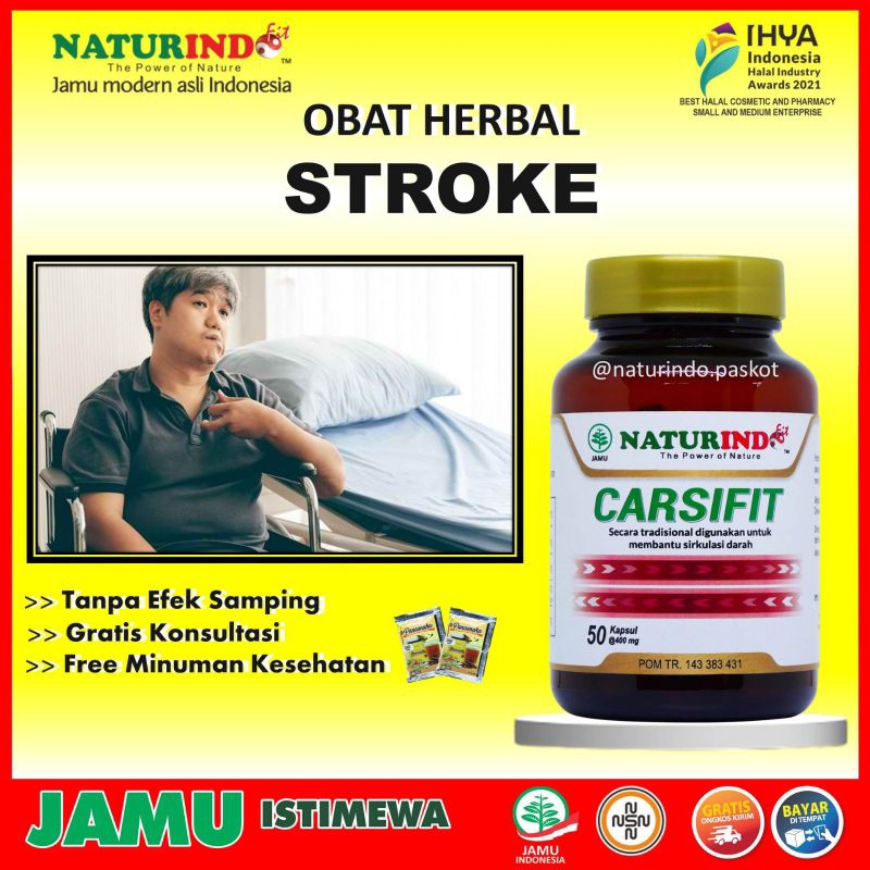 Jual Carcifit Obat Herbal Membantu Mengatasi Stroke Ringan | Shopee ...