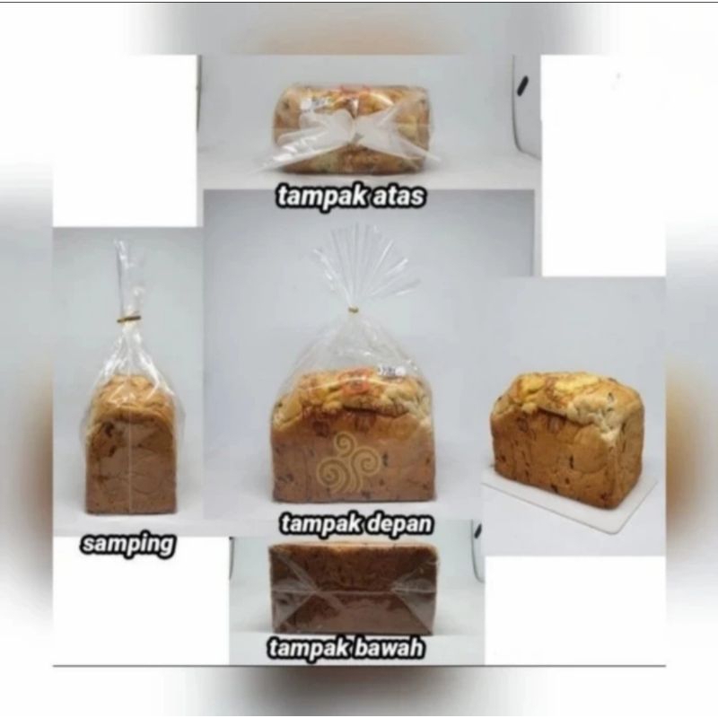 Jual Plastik Roti Tawar Jumbo uk 29x35 isi 100 lembar | Shopee Indonesia