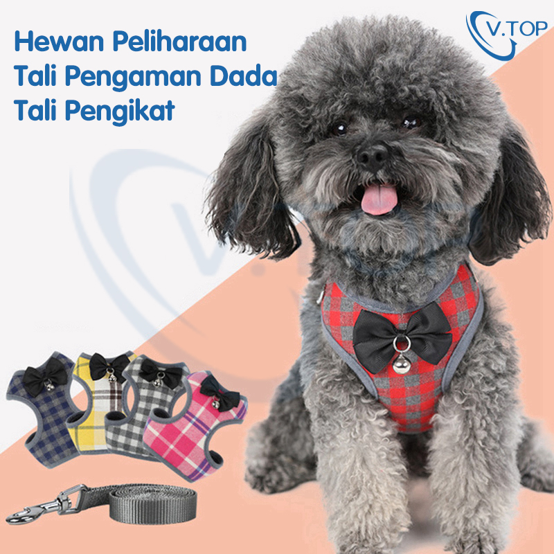 Jual V.TOP Harnes Anjing Set Tali Anjing Rompi Kucing Peliharaan ...