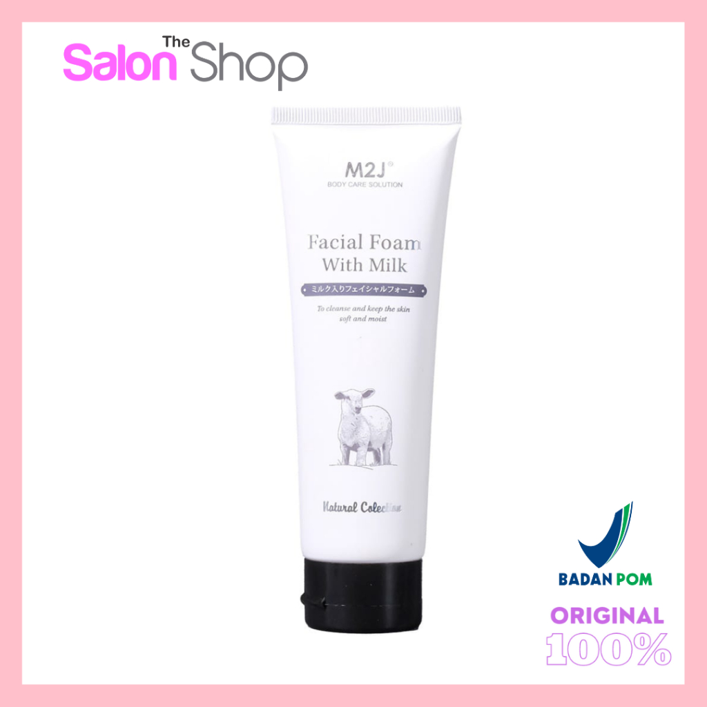 Jual M2J Facial Foam With Fresh Milk Sense 120 ML | Shopee Indonesia