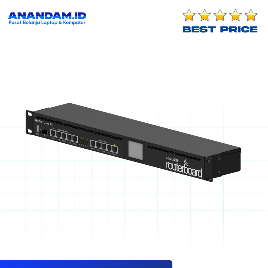 Jual MikroTik RB 2011 UiAS RM RB2011UiAS-RM RouterBoard with 5GE + PoE ...
