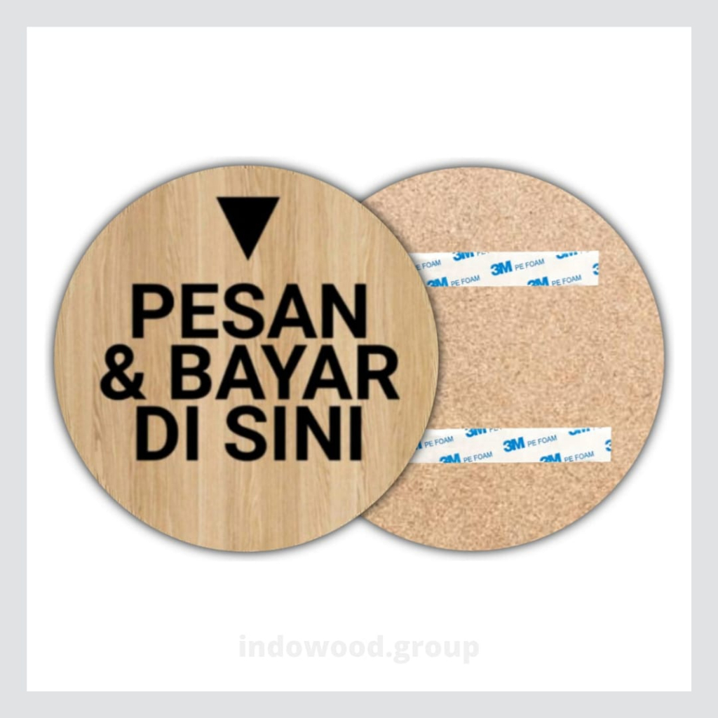 Jual Sign "Pesan & Bayar Disini" | Papan Tanda | Papan Tulisan ...