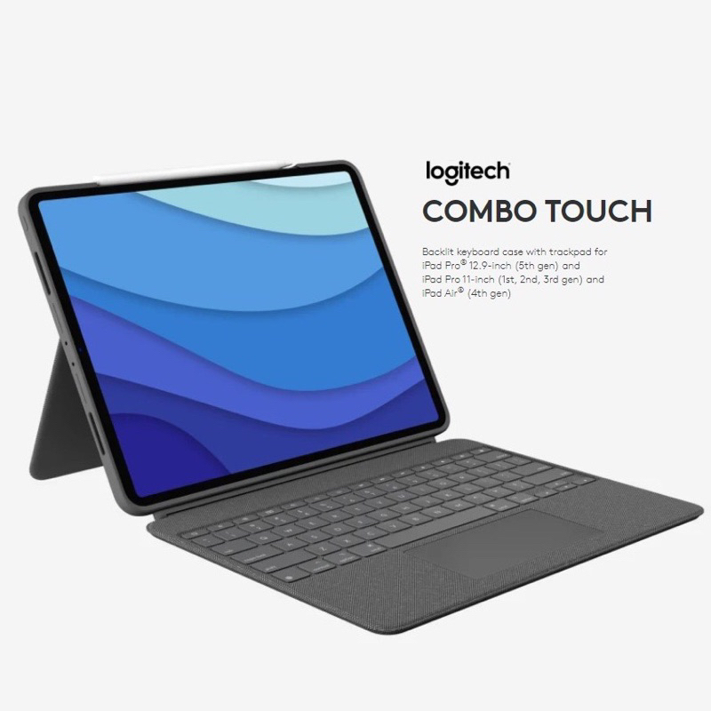 Jual Logitech Combo Touch Backlit Keyboard | Shopee Indonesia