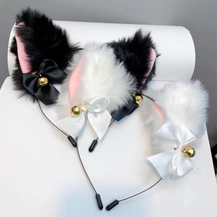 Jual Bando bell kucing cosplay Headband Ear Halloween Custume Bando ...