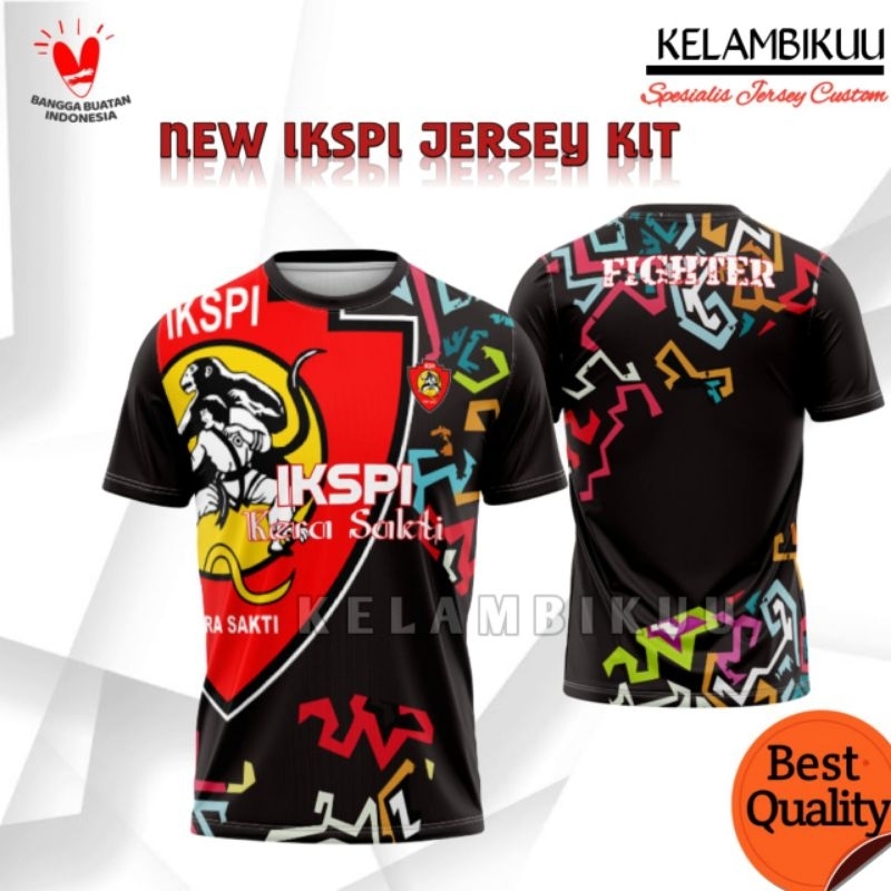 Jual JERSEY PENCAK SILAT IKSPI KERA SAKTI PRINTING TERBARU/BAJU KAOS BELA DIRI IKSPI KERA SAKTI ...