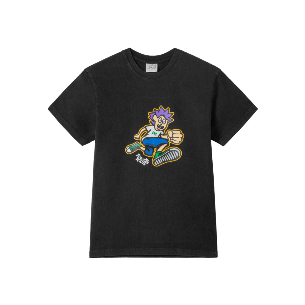 Jual Public Culture - Pokinatcha Tee - Black Stonewashed | Shopee Indonesia