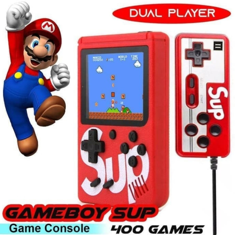 Jual Game Boy Mini SUP LCD 3inch 400 Permainan Portable Mainan Anak ...
