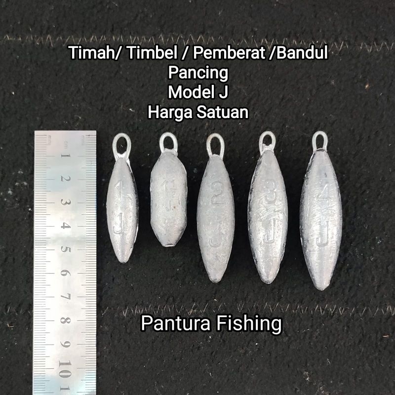 Jual TIMAH TIMBEL BANDUL PEMBERAT PANCING MODEL J ( Jantung / Apollo ...