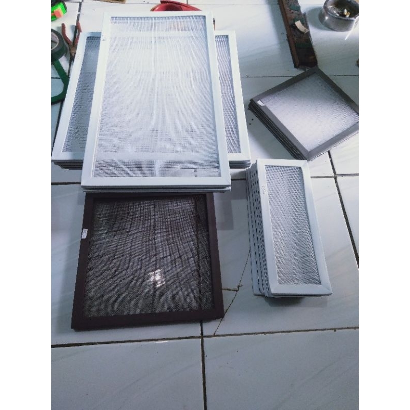 Jual Kasa nyamuk Kawat nyamuk jaring fiberglass custom ukuran | Shopee ...
