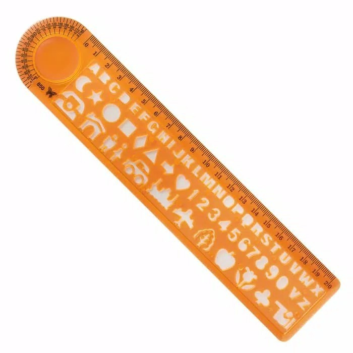 Jual Penggaris Cetakan Butterfly BT-850 Templates Ruler | Shopee Indonesia