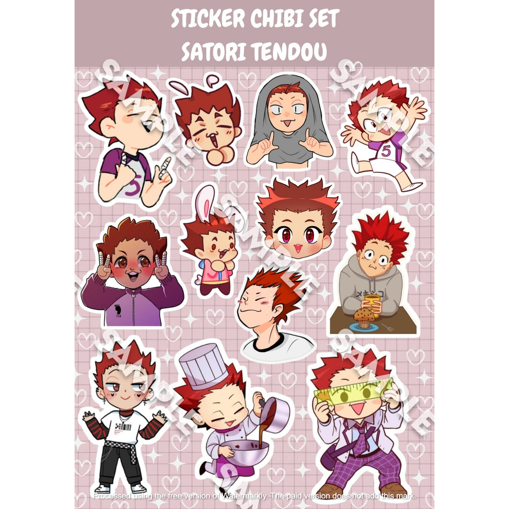 Jual STICKER CHIBI SET A6 HAIKYUU EDISI ALL TEAM MAIN CHARACTER ...