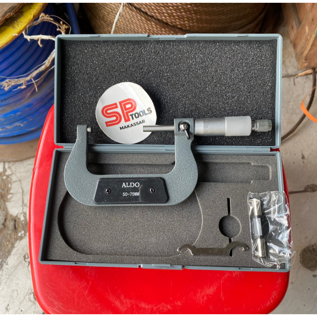 Jual ALAT UKUR MICROMETER / MIKROMETER OUTSIDE OUT SIDE LUAR 50-75MM ...