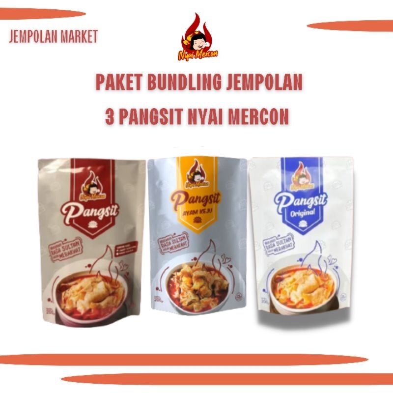 Jual Paket Trio Pangsit Nyai Mercon | Shopee Indonesia