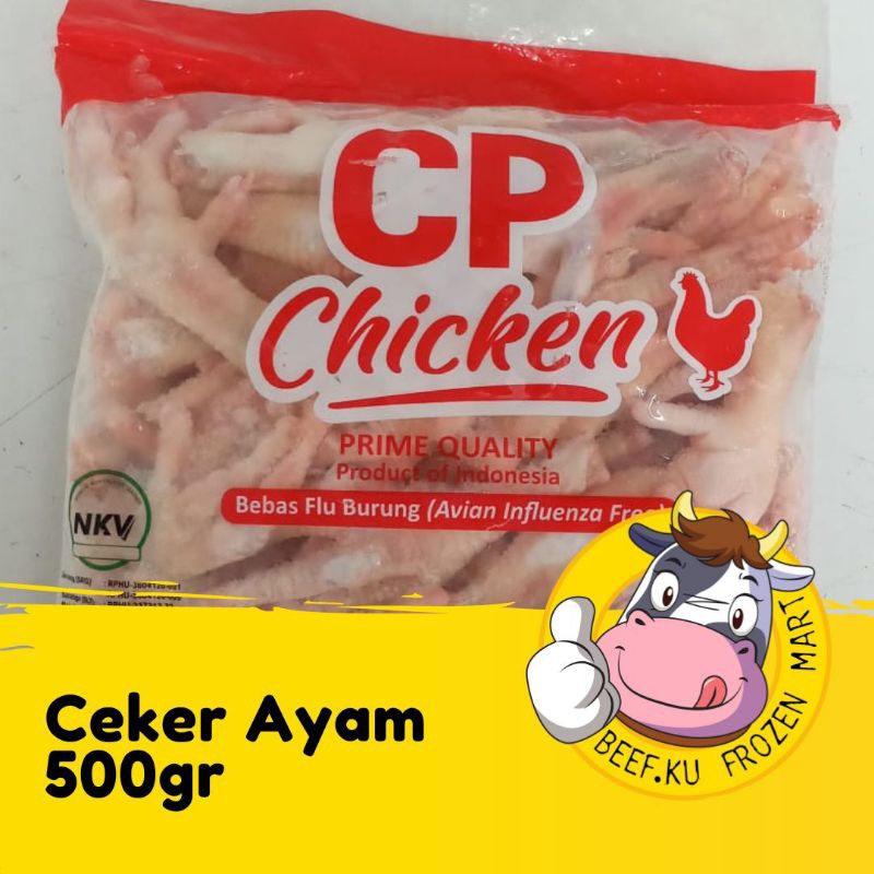 Jual CP - Ceker Ayam Frozen 1KG Frozen Food Halal Higenis | Shopee ...
