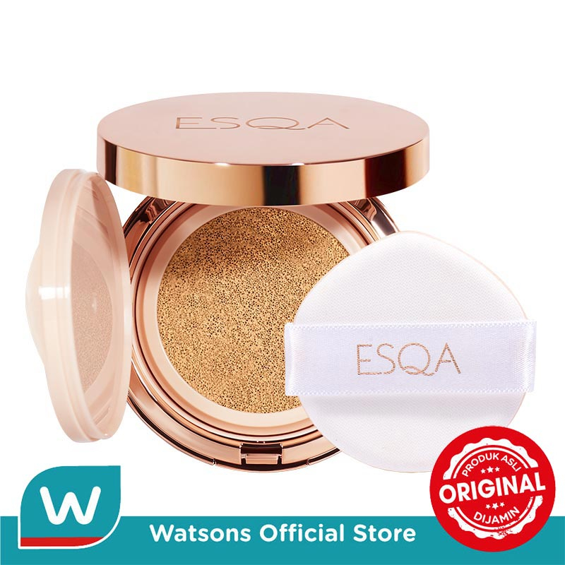 Jual Esqa Flawless Cushion Serum SPF 50+ PA+++ Biscuit 15 g | Shopee ...