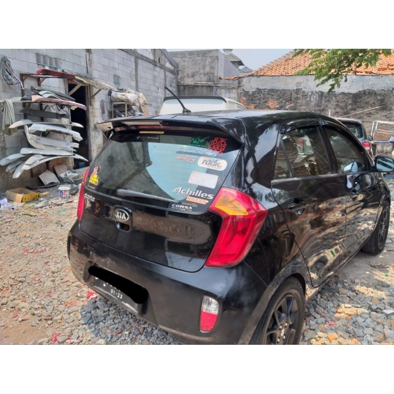 Jual Spoiler Picanto Bahan plastik ABS dengan lampu LED | Shopee Indonesia