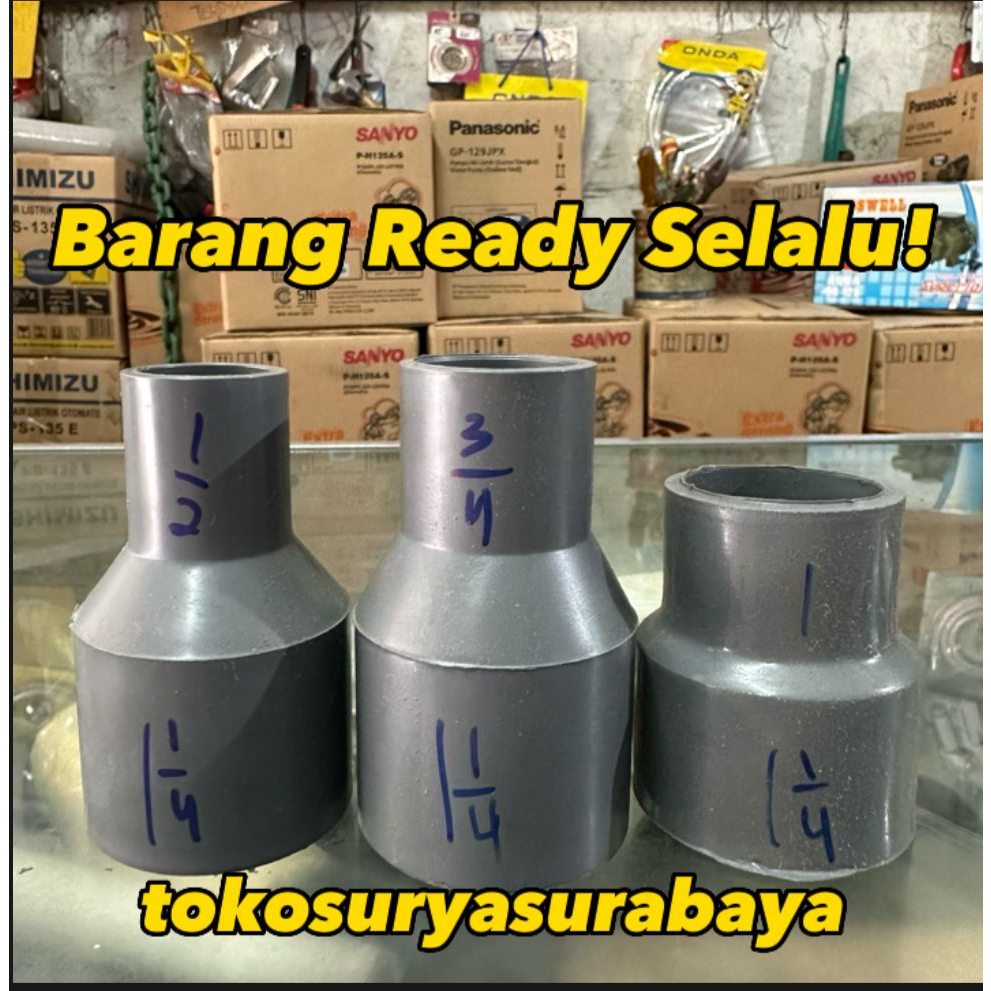 Jual OVER VERLOP SOK 11/4 x 1/2 SOK 11/4 x ¾ verlop SOK 11/4 x 1 ...