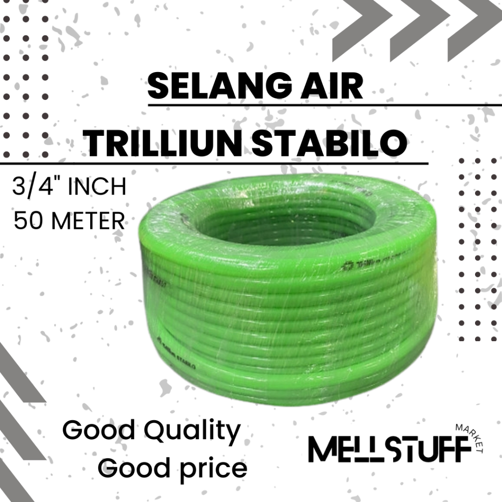 Jual Selang PVC Trilliun Stabilo 3/4" Inch 50 Meter Selang Air Taman | Shopee Indonesia