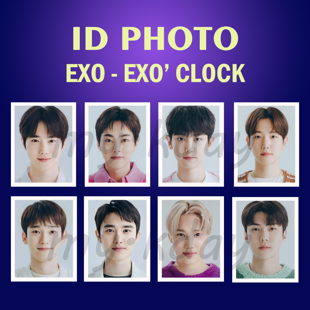 Jual ID-0015, ID Photo EXO EXO'CLOCK | Shopee Indonesia